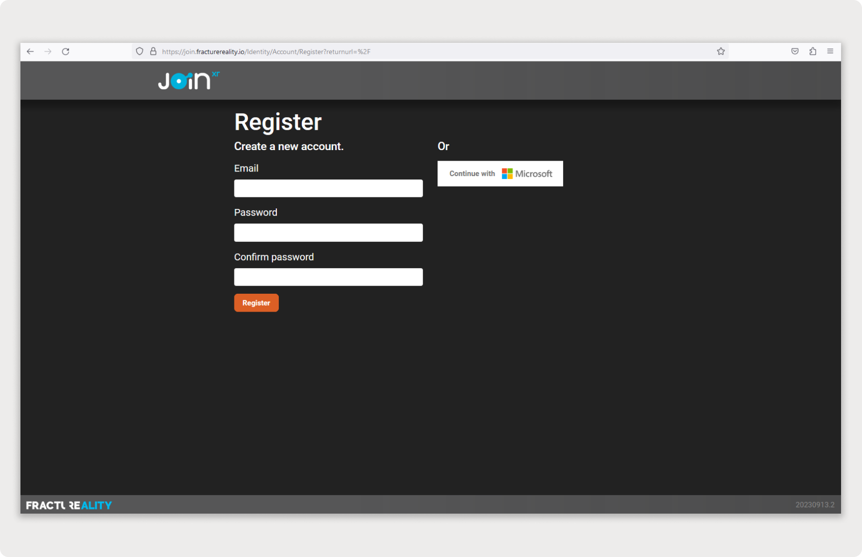 Create an Account – JoinXR Support