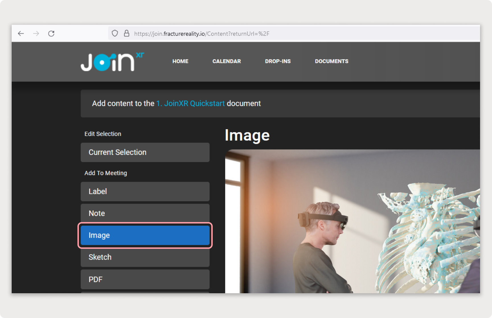 2D Content Types – JoinXR Support
