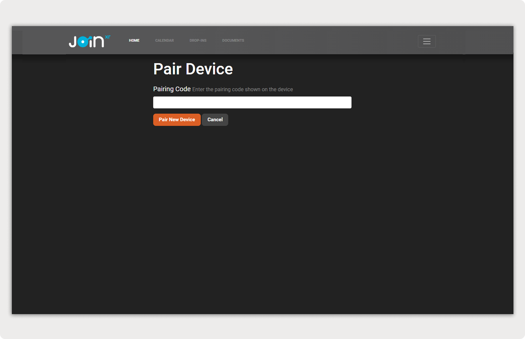 Pair a Device – JoinXR Support
