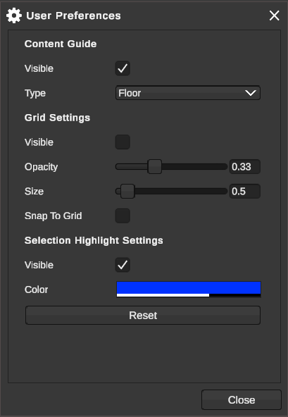User Preferences – JoinXR Support