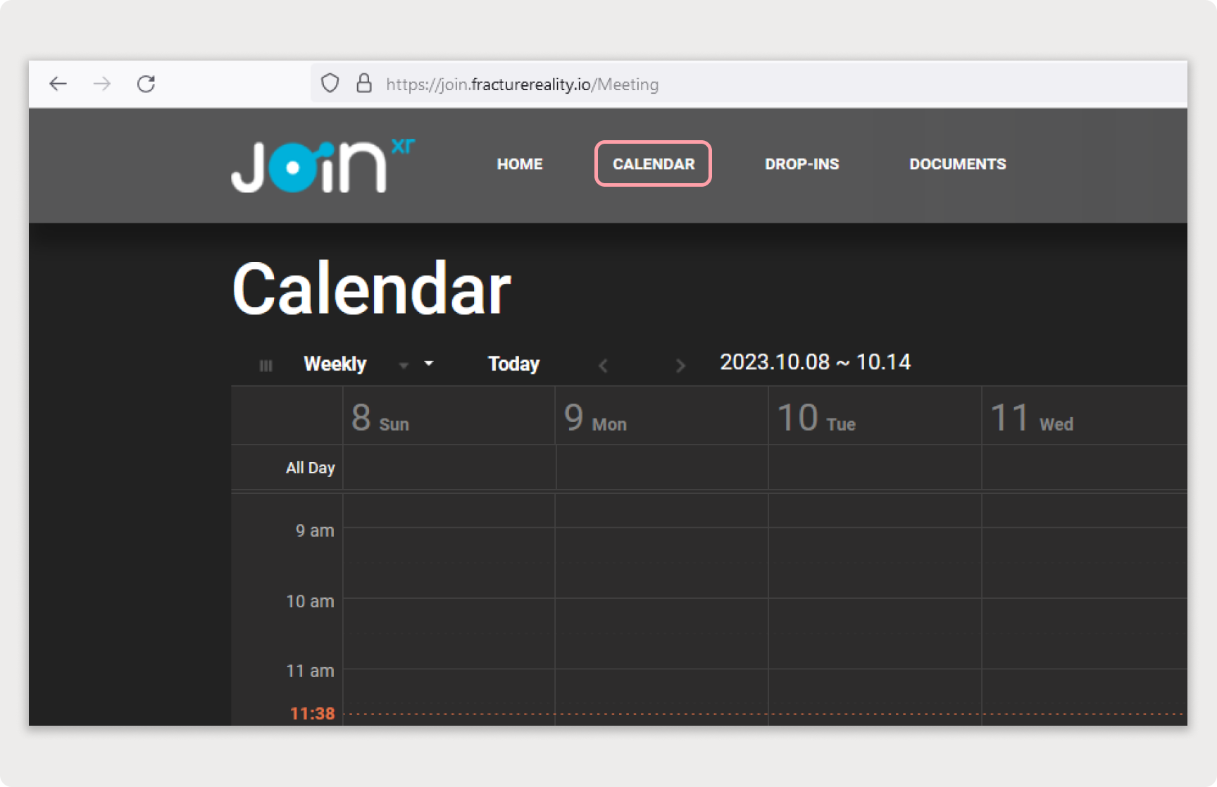 Creating Meetings – JoinXR Support