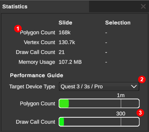 Statistics Window – JoinXR Support