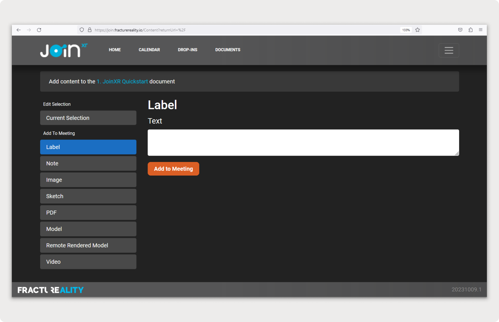 Uploading Content via Web (legacy) – JoinXR Support