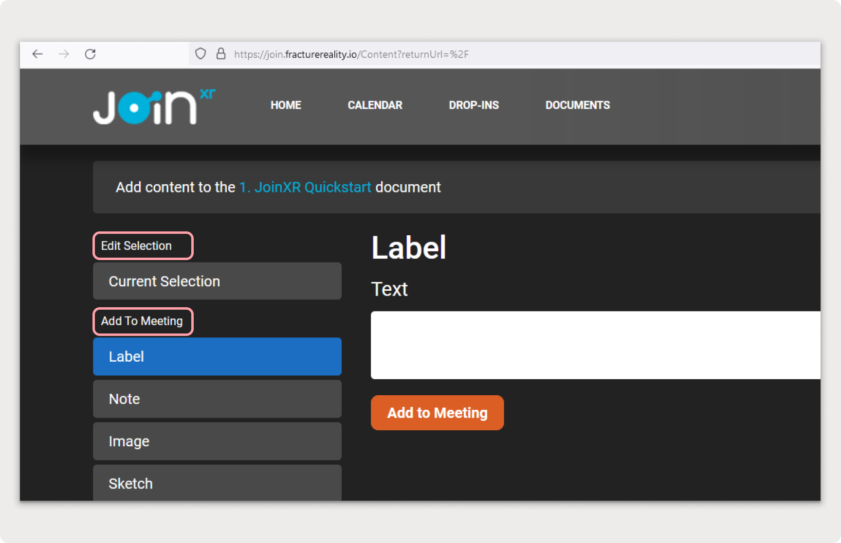 Uploading Content via Web (legacy) – JoinXR Support